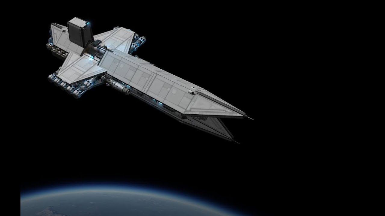 Kerbal Space Program: Full ship build and test battles - YouTube