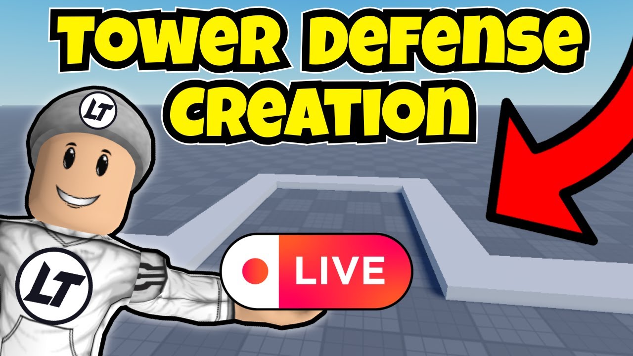 Creating a Roblox TOWER DEFENSE Game 🔴Live🔴 - YouTube