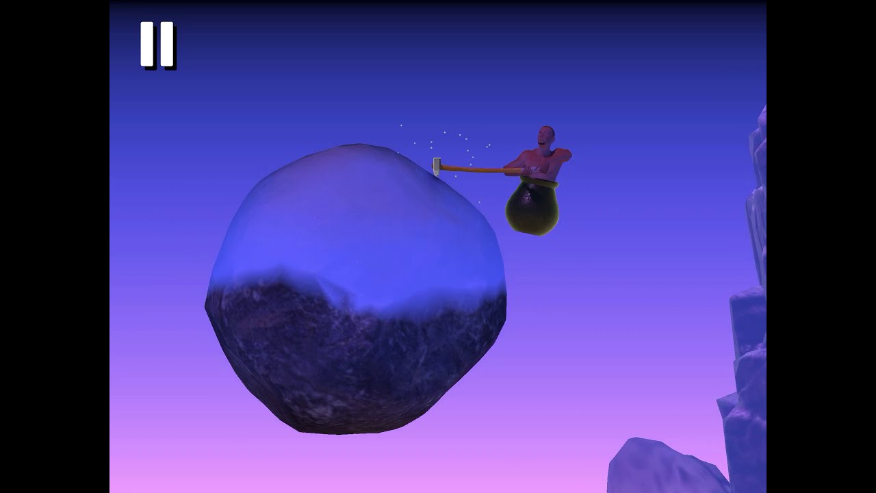 Almost At The Bucket Area! | Getting Over It With Bennet Foddy On ...