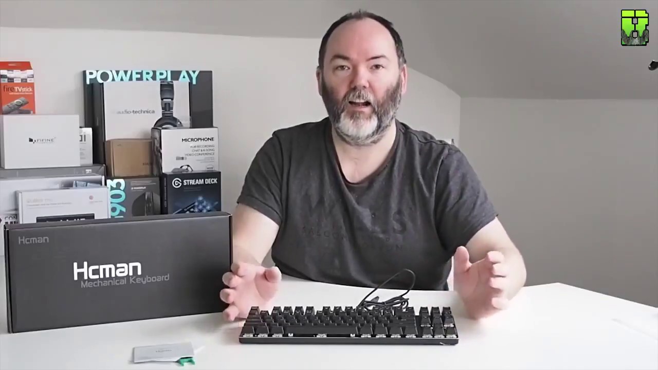 Hcman H02 Mechanical Gaming Keyboard - YouTube