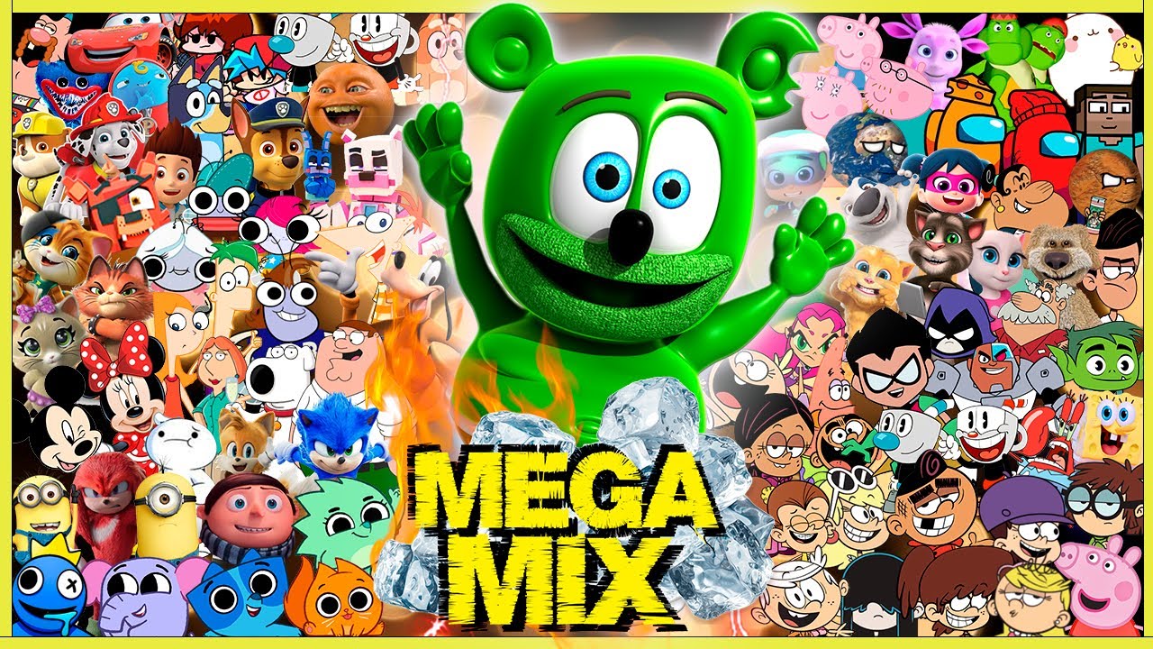 Megamix Gummy Bear song (Movies, Games and Series COVER) Part 05 - YouTube