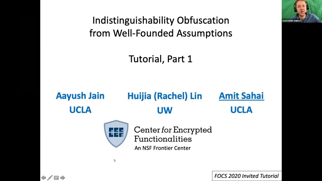 Indistinguishability Obfuscation Tutorial - YouTube