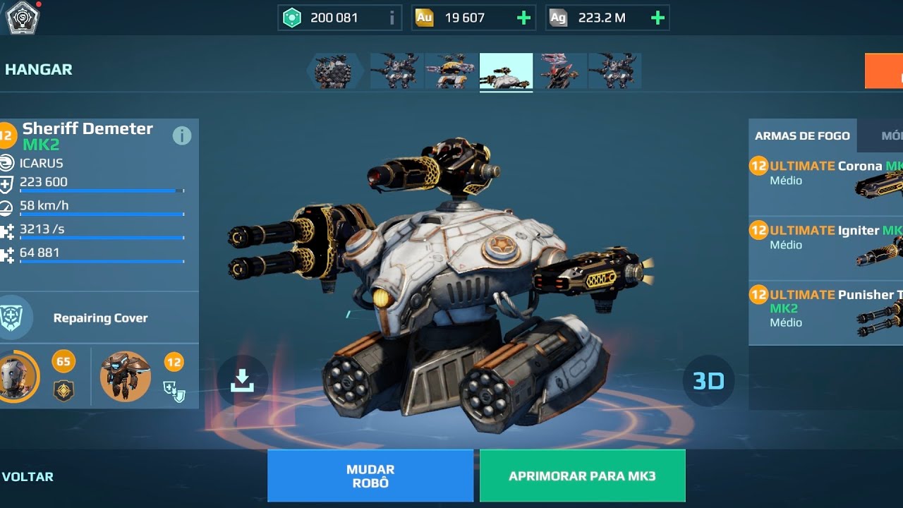 19 Kills Demeter Ultimate War Robots Negs Games - YouTube