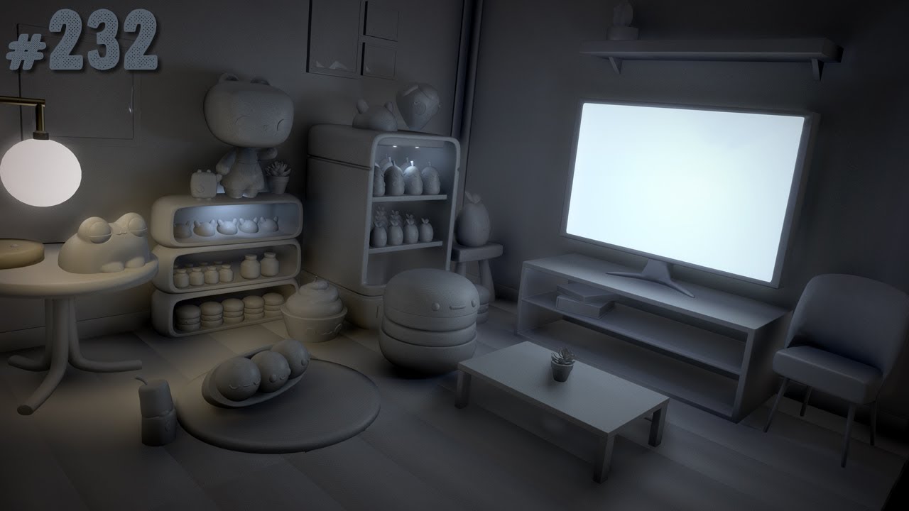 3D Room Lighting and Additive Material Demo on Ipad Pro | Nomad Sculpt ...