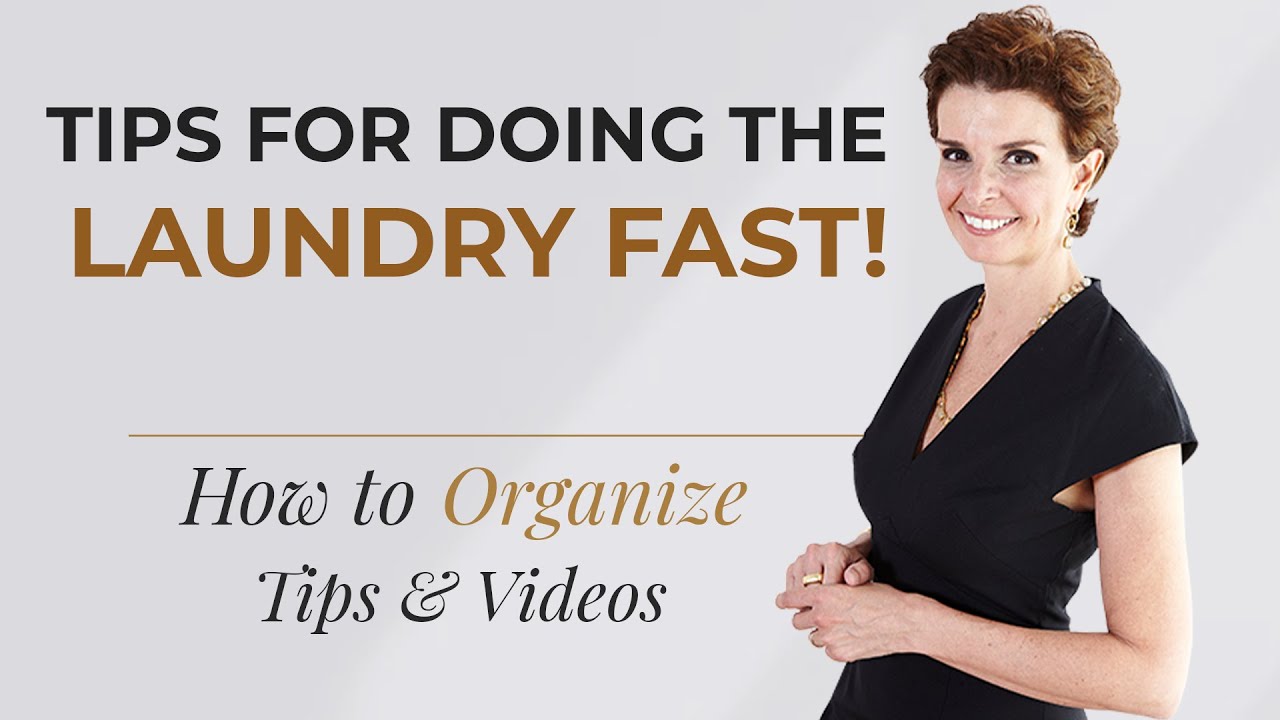 Tips For Doing the Laundry Fast! - YouTube