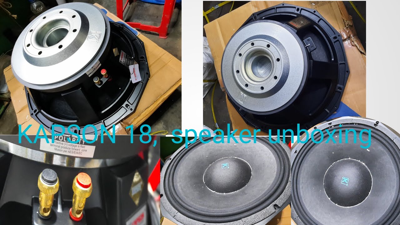 KAPSON 18,, speaker unboxing /price in Bangladesh ক্যাপশন স্পিকার ...