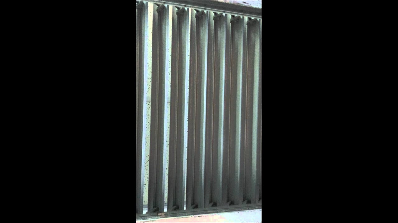 Roof Louver Open Position, closing action to close position - YouTube