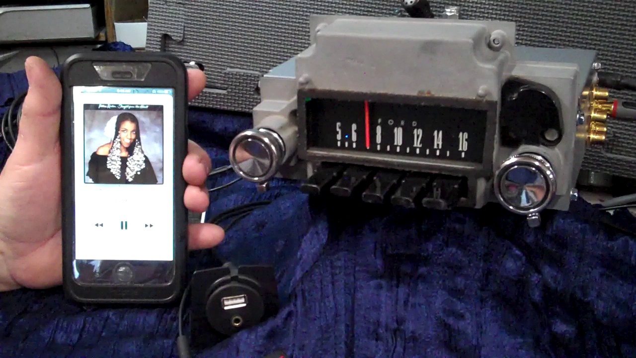 1967 Ford Fairlane original AM Radio - YouTube