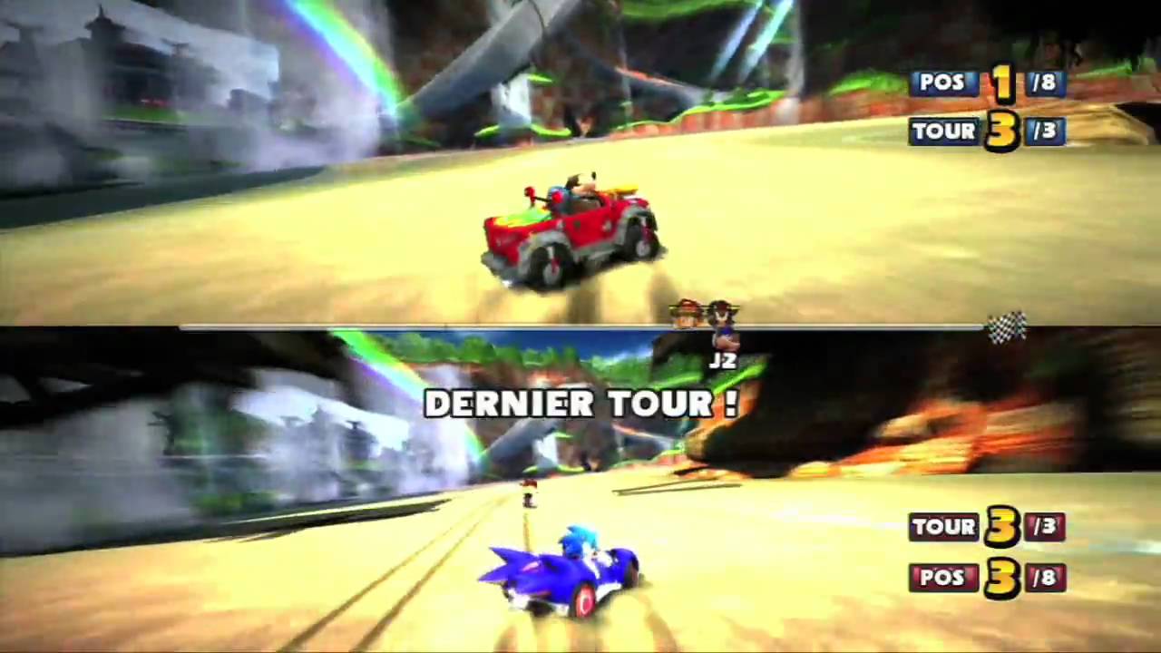 Gameplay HD : Sonic & SEGA All-Stars Racing (Xbox 360) - YouTube