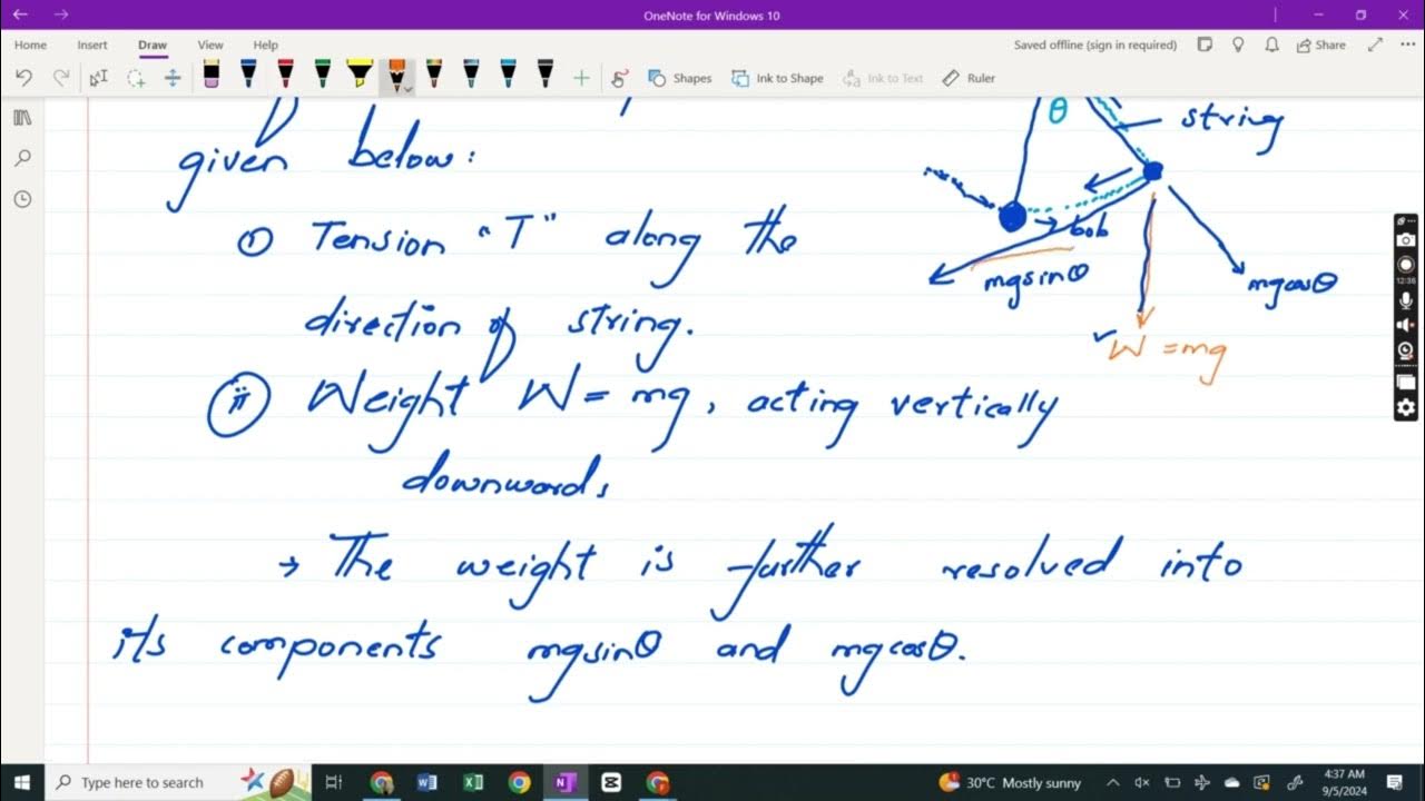 Simple pendulum as SHM Damped Oscillaton - YouTube