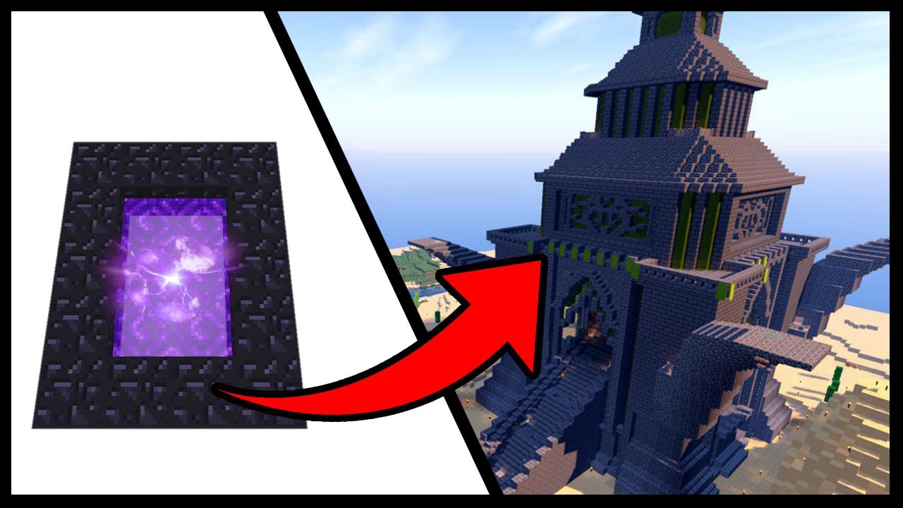 Come Costruire Un Portale del NETHER EPICO - Minecraft Best Build - YouTube