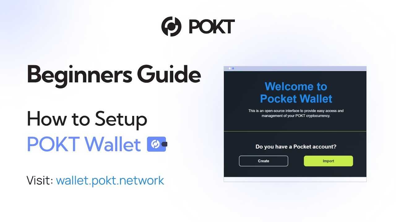 How to Setup POKT Wallet - POKT Network Beginner's Guide - YouTube