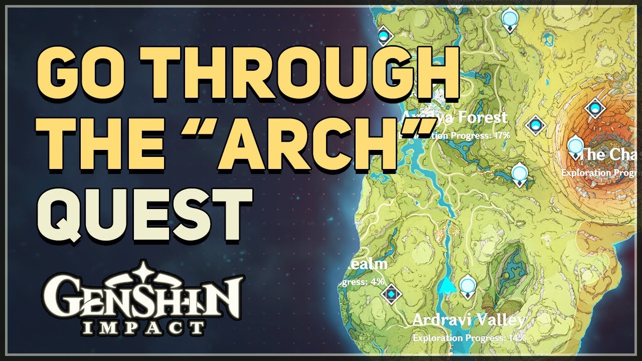 Go through the “arch” Genshin Impact - YouTube