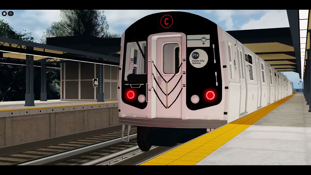 ROBLOX Railfanning at PTA Subway C&M S57E260: R68 (N) Train at ...