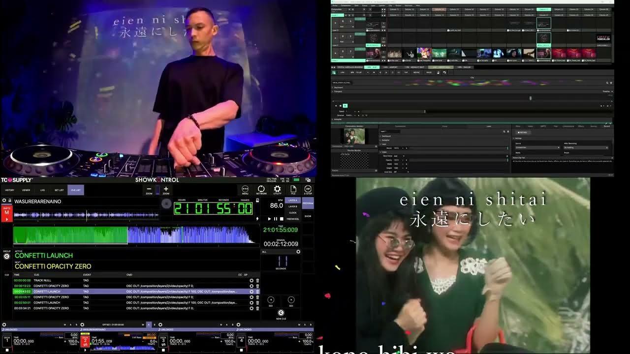 ShowKontrol Resolume Timecode Sync GoPro DJ Booth - YouTube