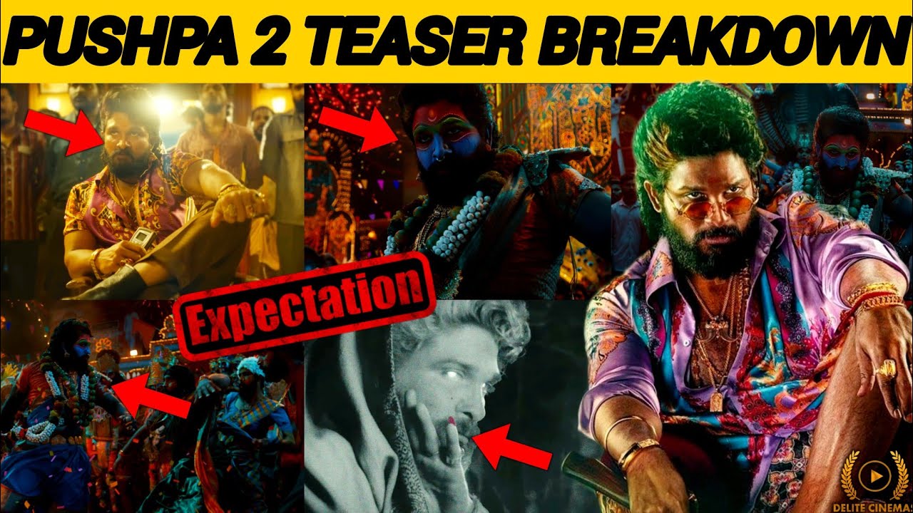 "Did You Notice This in Pushpa 2 Teaser"🔥l Allu Arjun🔥l By Delite ...