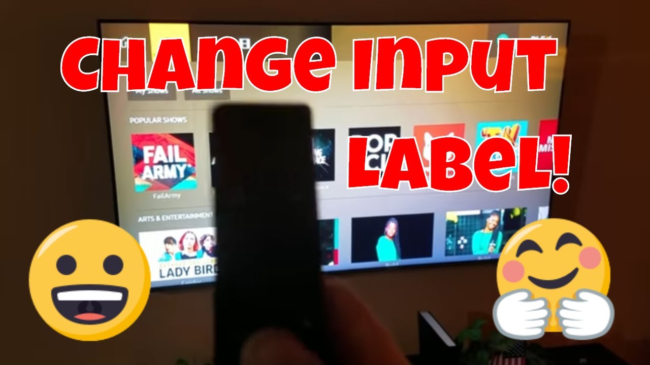 How To Change Input / HDMI Label On SAMSUNG Q7 QLED UHD 4K SMART TV ...