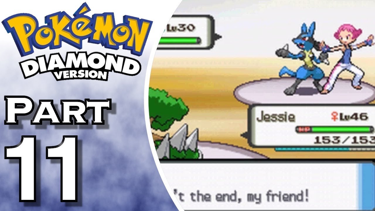 Let's Play Pokemon Diamond - Gameplay - Walkthrough - Part 11 - YouTube