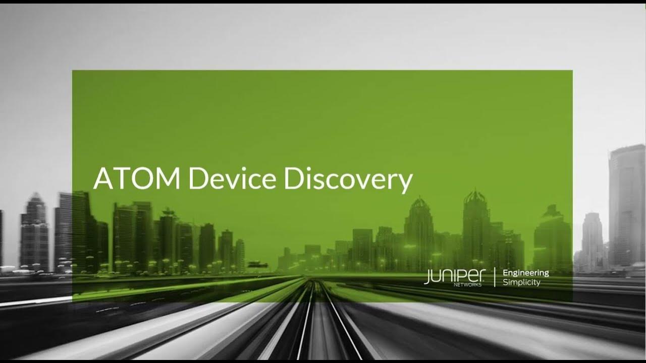 Anuta ATOM Demo - Next-Gen EMS - Device Discovery - YouTube