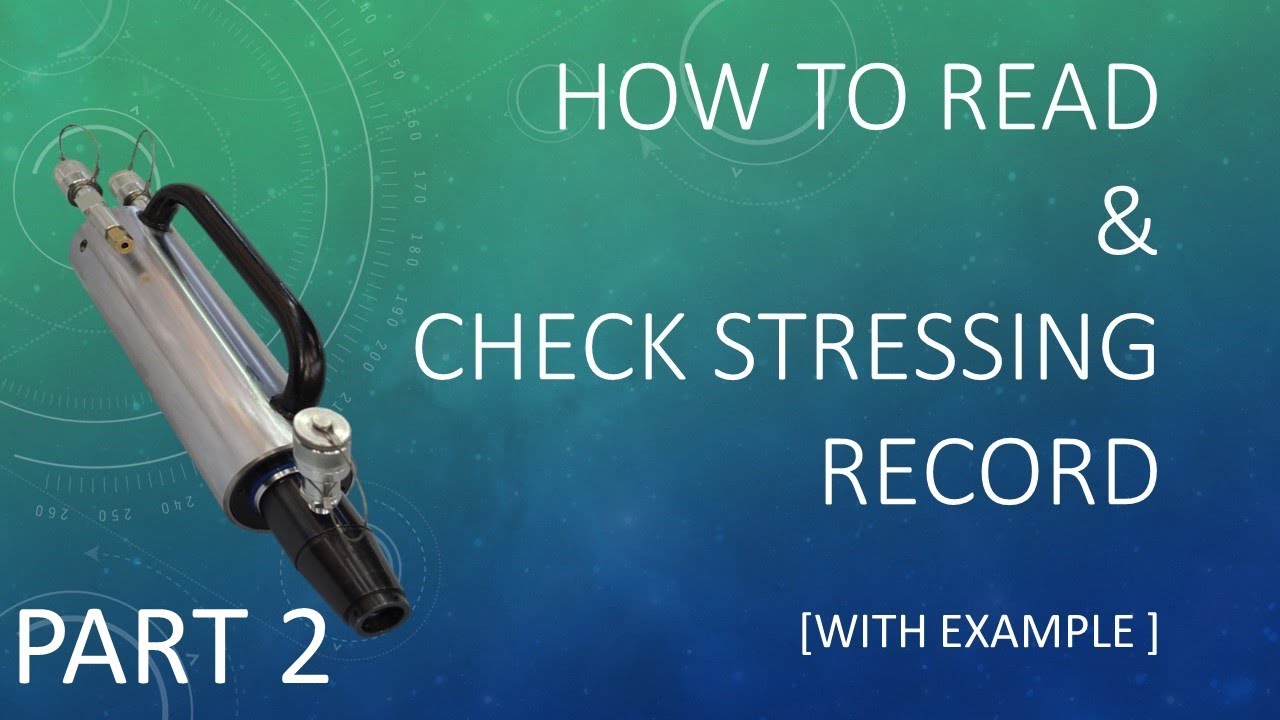 How To Read & Check Stressing Record? Part 2 [Elongation] #PT #engineer ...