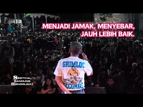 Orasi Herry 'Ucok' Sutresna di Festival Bandung Menggugat