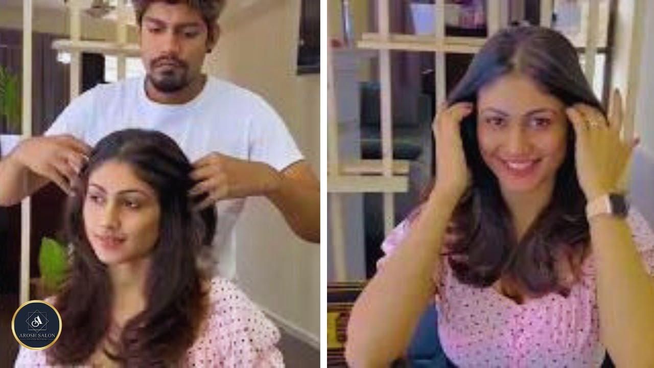 Layar Haircut & Color Highlights | Arosh Salon - YouTube