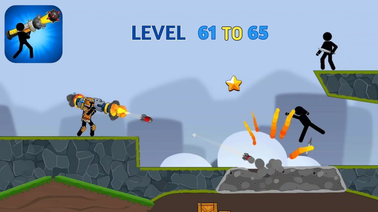 Boom Stick/Mobile Gameplay-Level 61 to 65-Part 3/Rabbis - YouTube