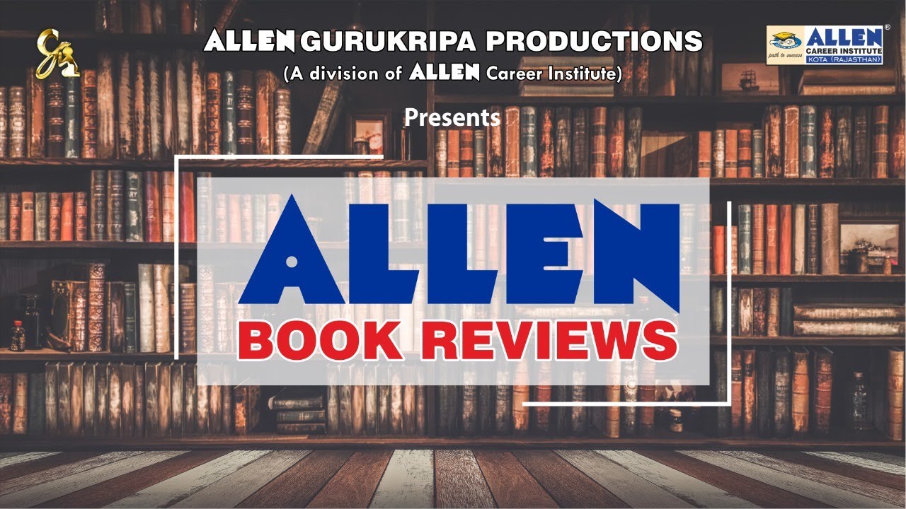 ALLEN BOOK REVIEWS | BOOK REVIEWS | BOOK RECOMMENDATIONS | - YouTube
