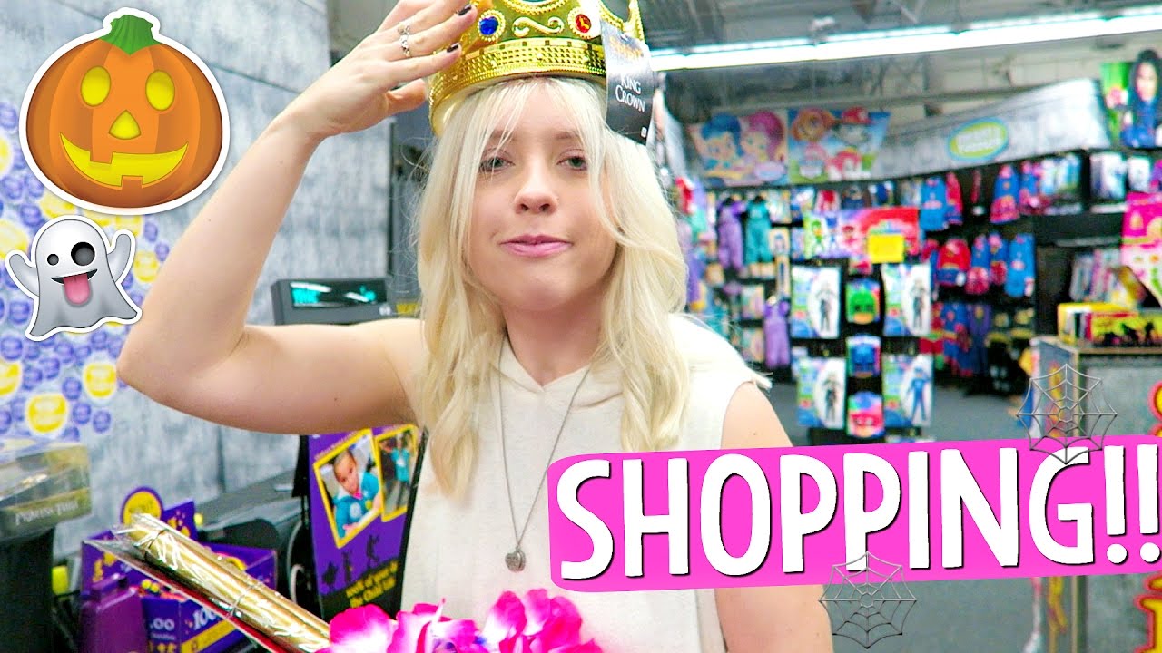 SHOPPING FOR HALLOWEEN COSTUMES!!! - YouTube