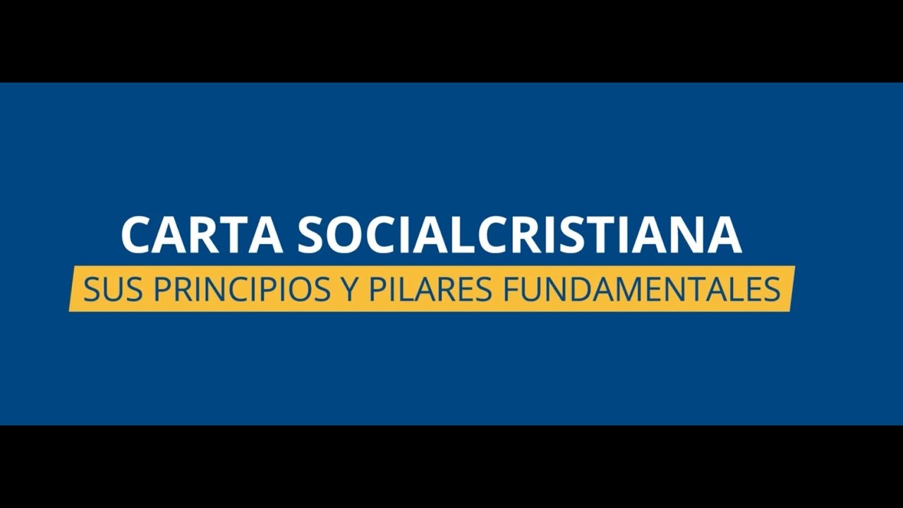 Carta Socialcristiana - PUSC COSTA RICA - YouTube