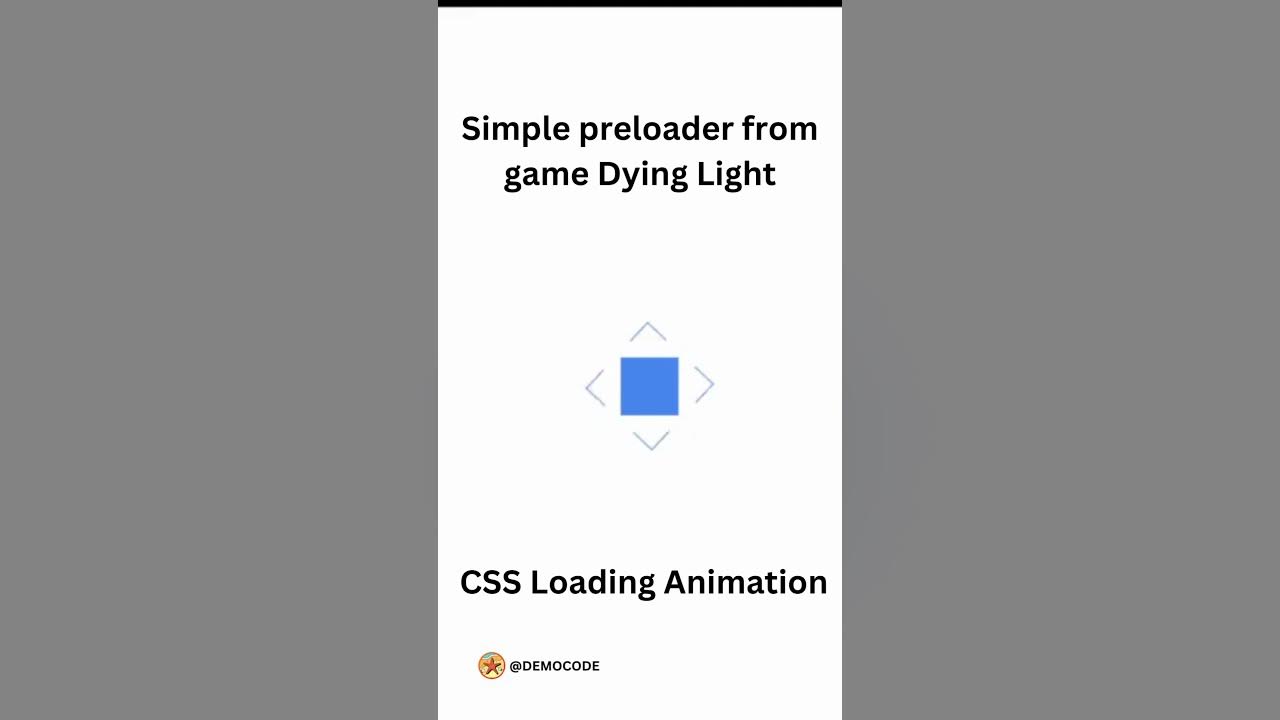 Simple Preloader Css Animation Animation Css Loading Coding