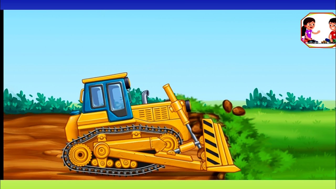 JCB machine working 1 JCB construction video 1 children's Cartoon ...
