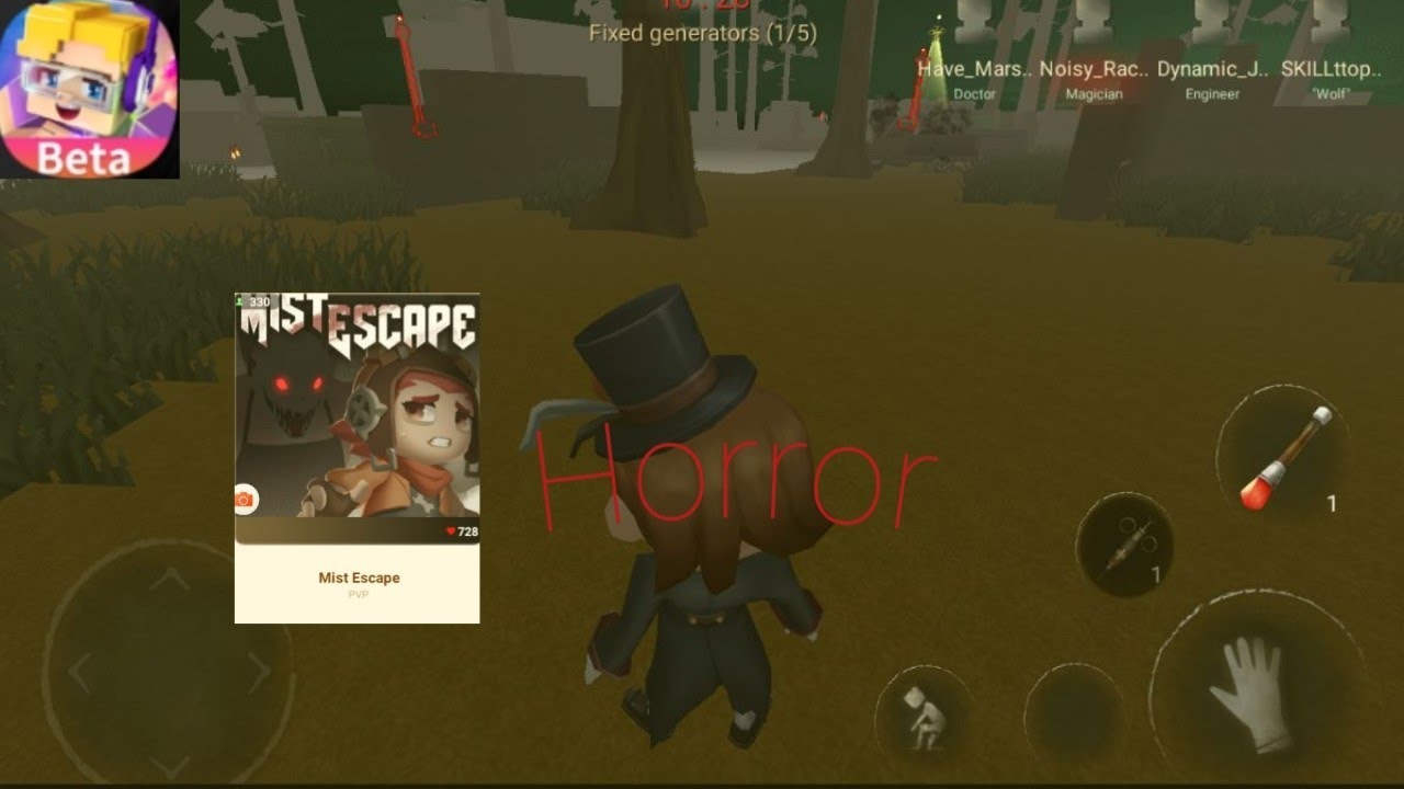 First horror game in blockman go(beta)/gameplay - YouTube