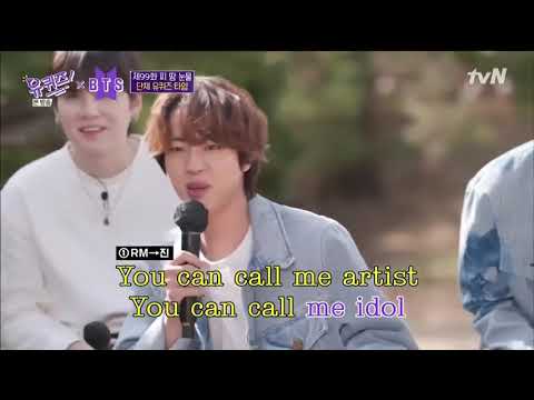 BTS Singing 'IDOL' 🎶on you Quiz on the block (switched parts)