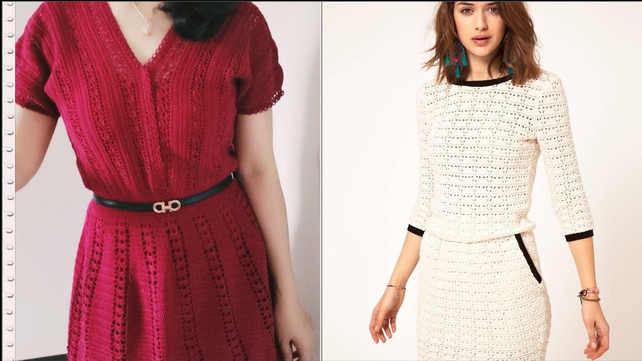 Most Demanding Crochet Body Cone Dresses Design For you - YouTube