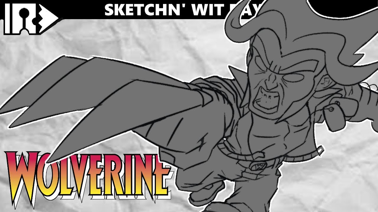 Sketchin Wit Rayzr Chibi Wolverine - YouTube