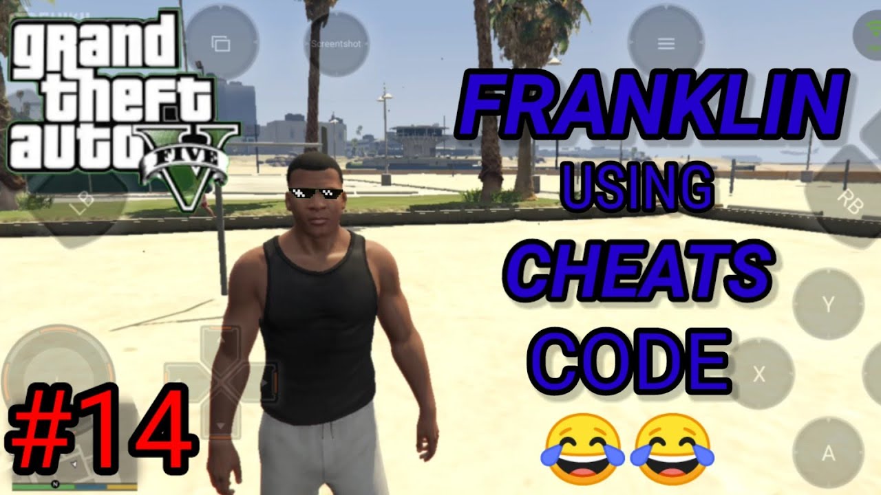 GTA 5 FRANKLIN USING CHEATS CODE 😂😂 #14 - YouTube