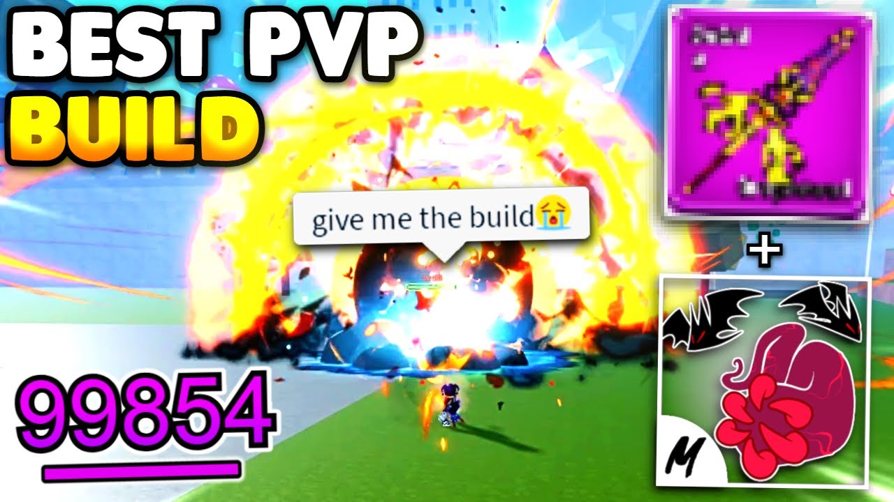 Using The NEW Best Meta PvP Build in Blox Fruits.. (Bounty Hunting ...