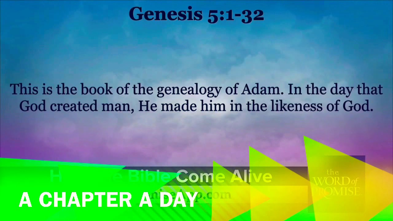 GENESIS CHAPTER 5 - YouTube
