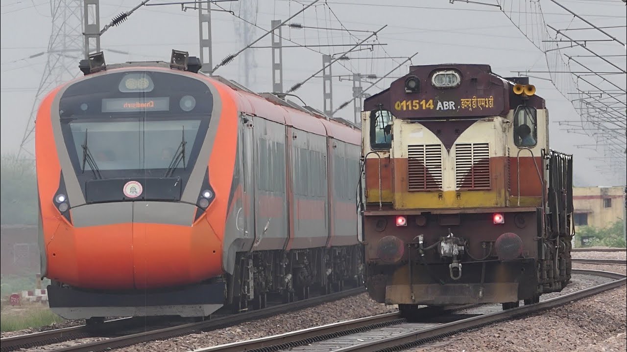 Powerful Electric & Diesel TRAINS + Alco WDM3D And Express Trains | Indian Railways Videos - YouTube