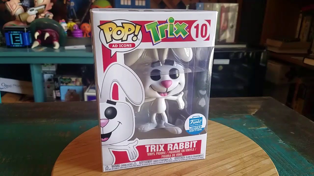 Pop! Trix Rabbit Funko Shop Exclusive Vinyl Figure Review - YouTube