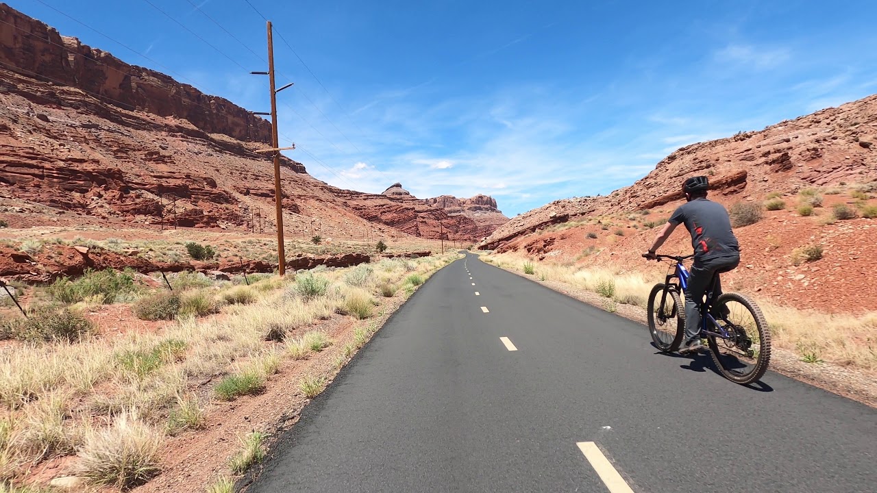Moab Lions Park to Hwy 313 Bike Ride Part 2 - YouTube