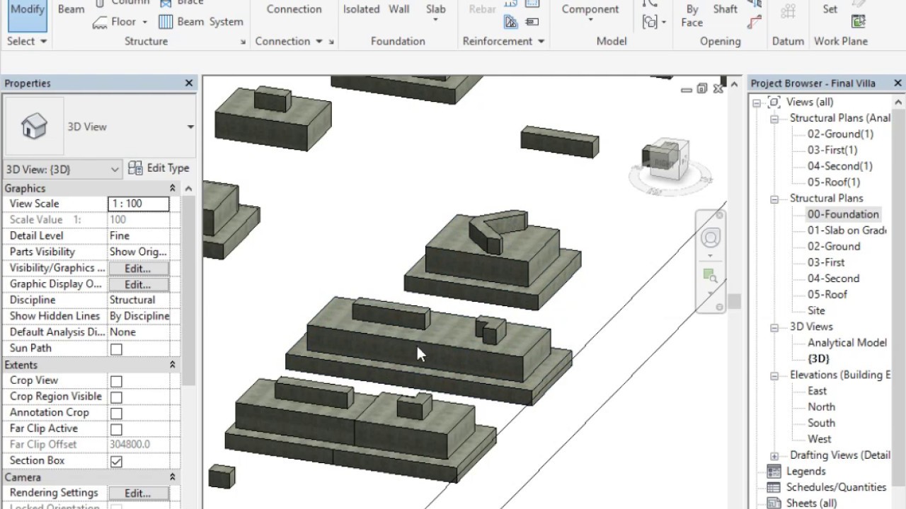 How To Create Step Footing In Revit - Design Talk