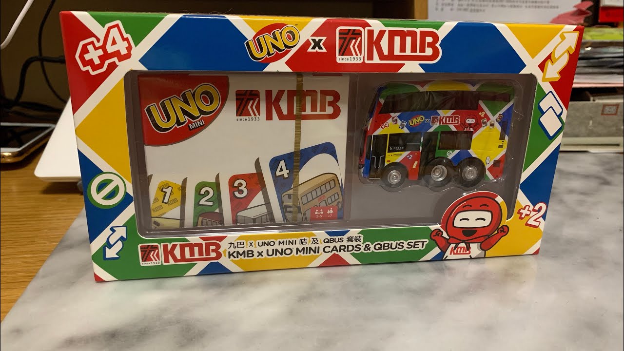 KMB x UNO MINI 咭及QBUS 套裝（開箱） - YouTube