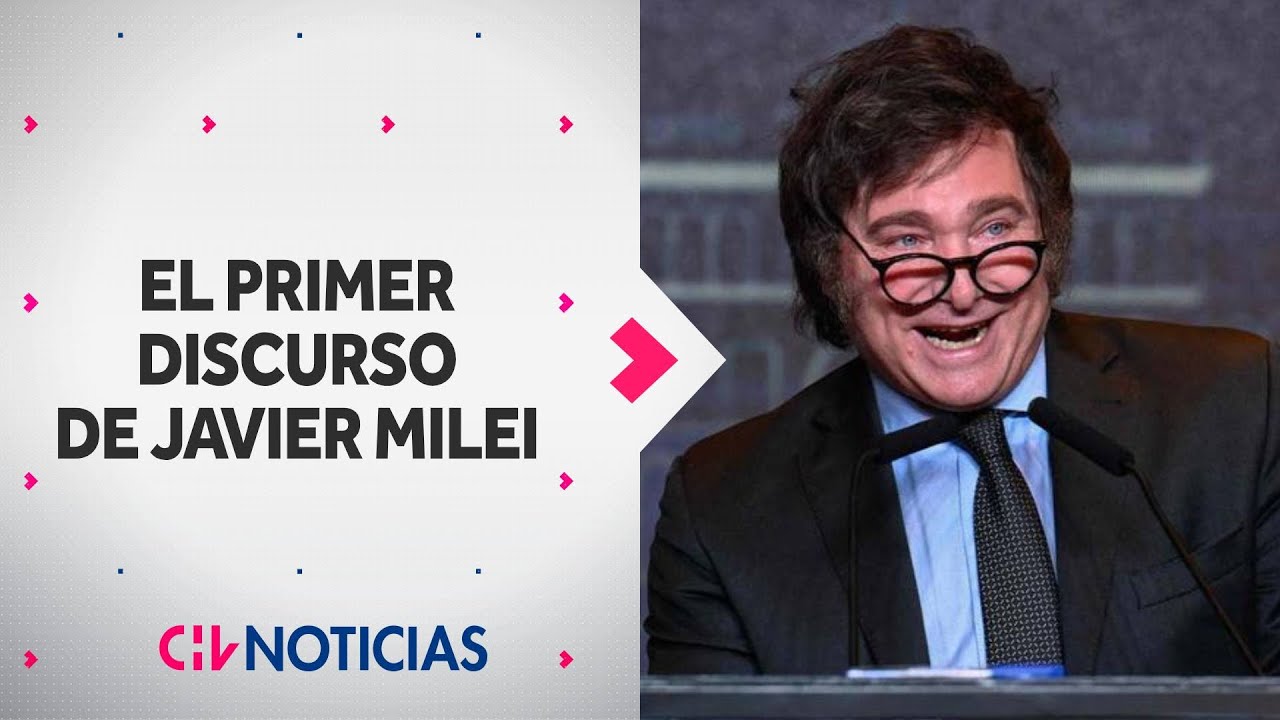 EL PRIMER DISCURSO de Javier Milei como presidente: “Hoy comienza la ...