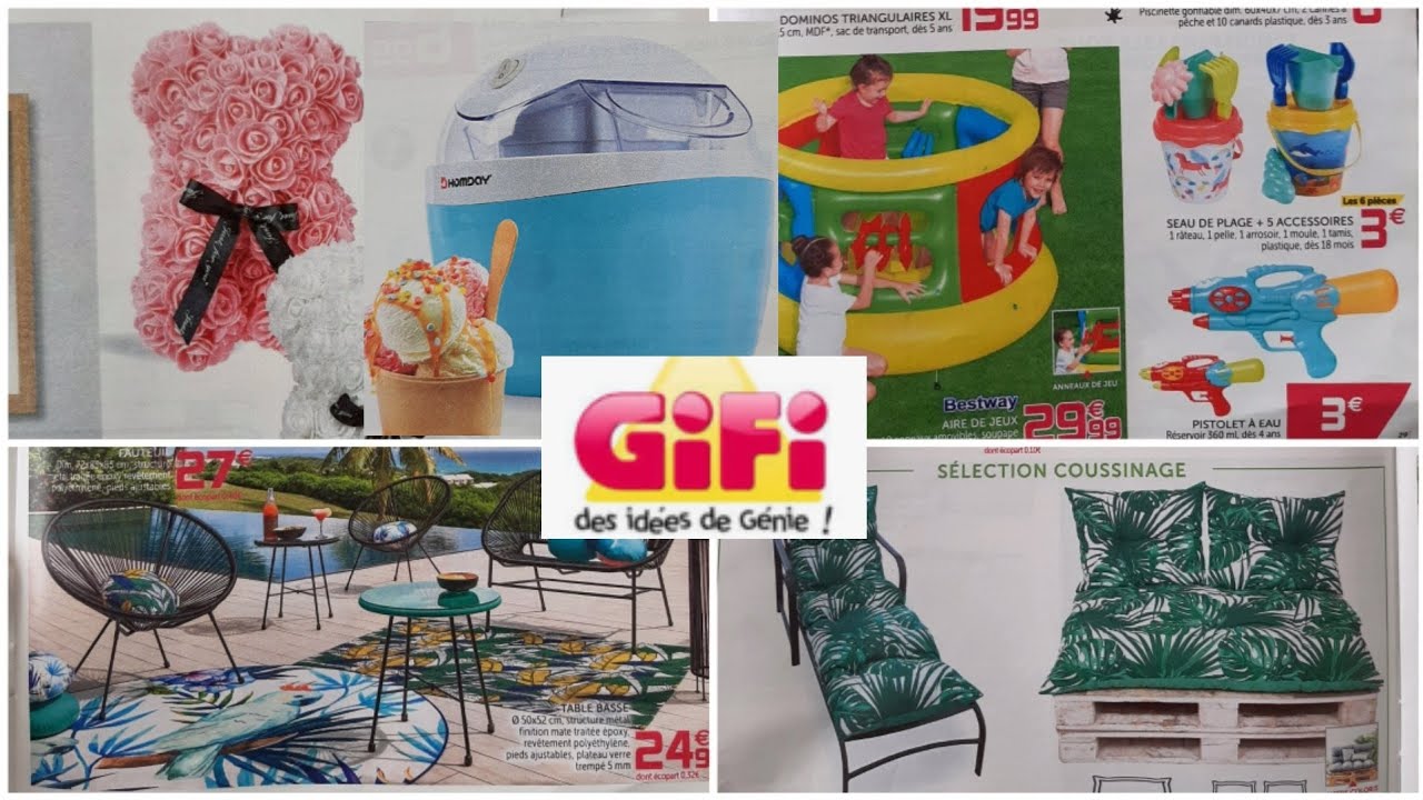 GIFI CATALOGUE DU 09.06 AU 17.06.2020 - YouTube