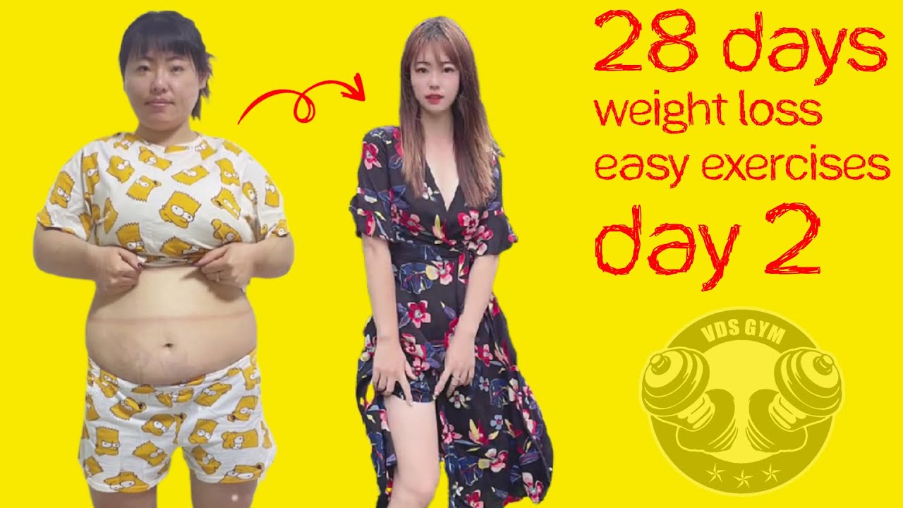 28 day weight loss challenge - Day 2 - YouTube