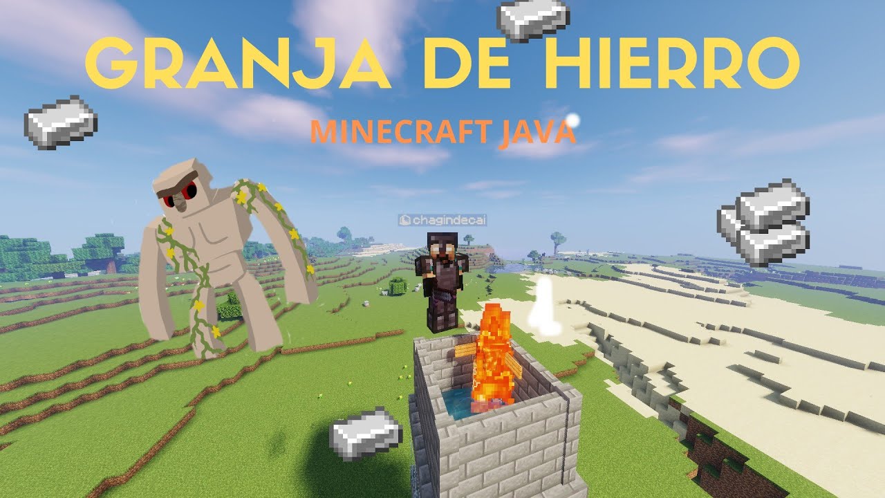 GRANJA DE HIERRO FACIL Y EFECTIVA MINECRAFT JAVA 1 20 :D !!! - YouTube