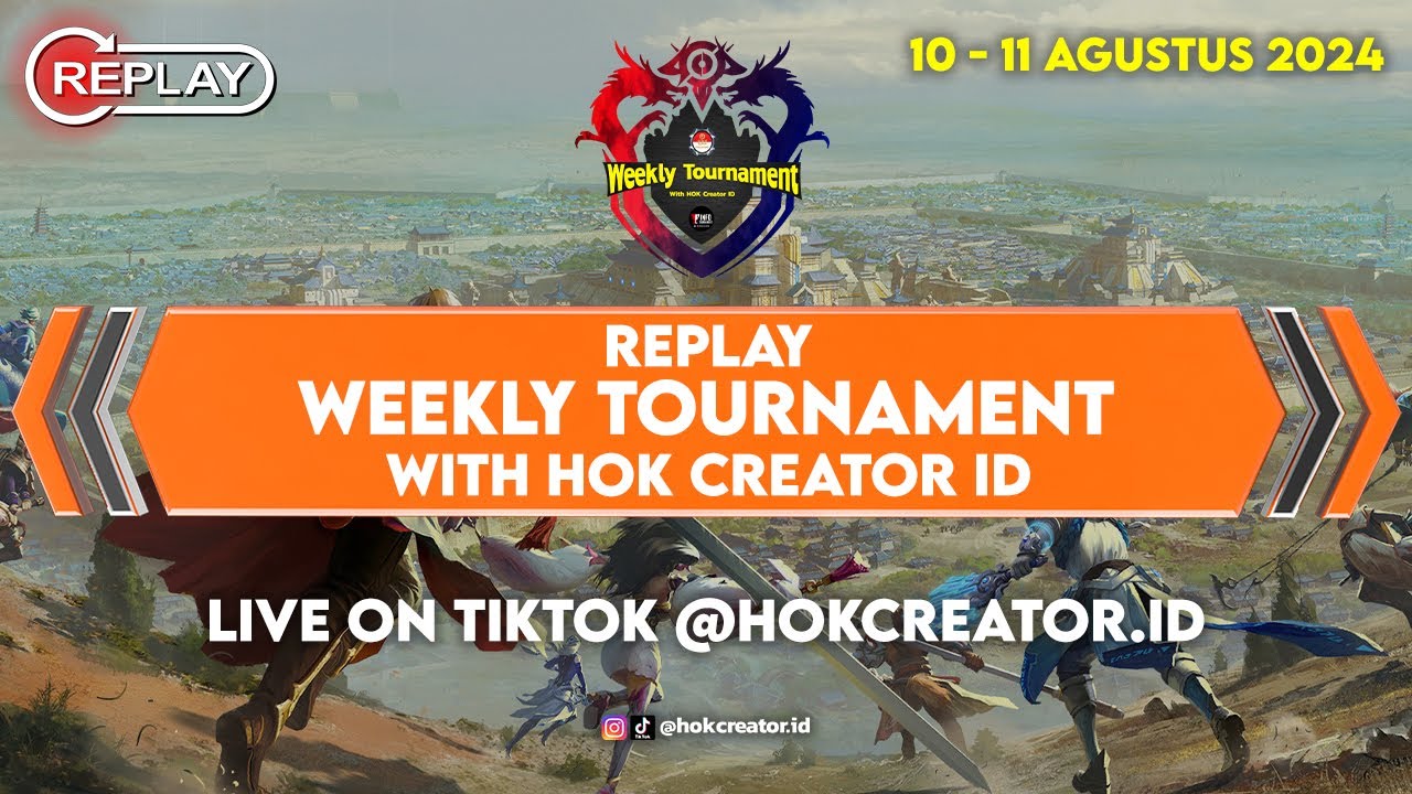 REPLAY Weekly Tournament HOK with HOK Creator ID (11/08/2024) - YouTube