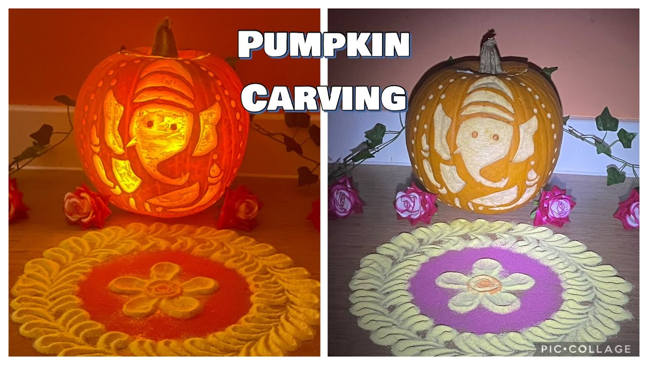 Easy Pumpkin Carving Idea | Ganesha Pumpkin Carving Idea | Pumpkin ...
